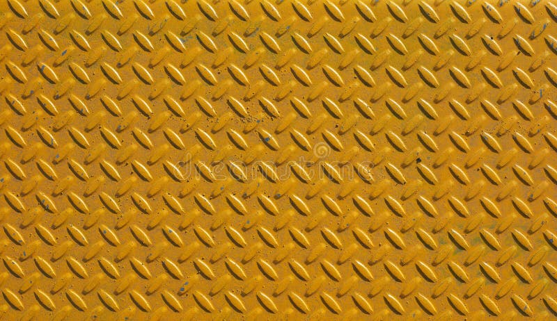 Yellow Steel Diamond Plate Background Stock Photo - Image of diamond ...