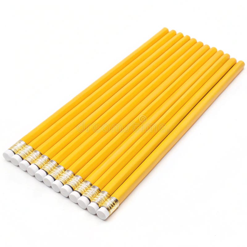 Yellow Sticks on White Background Stock Illustration - Illustration of ...