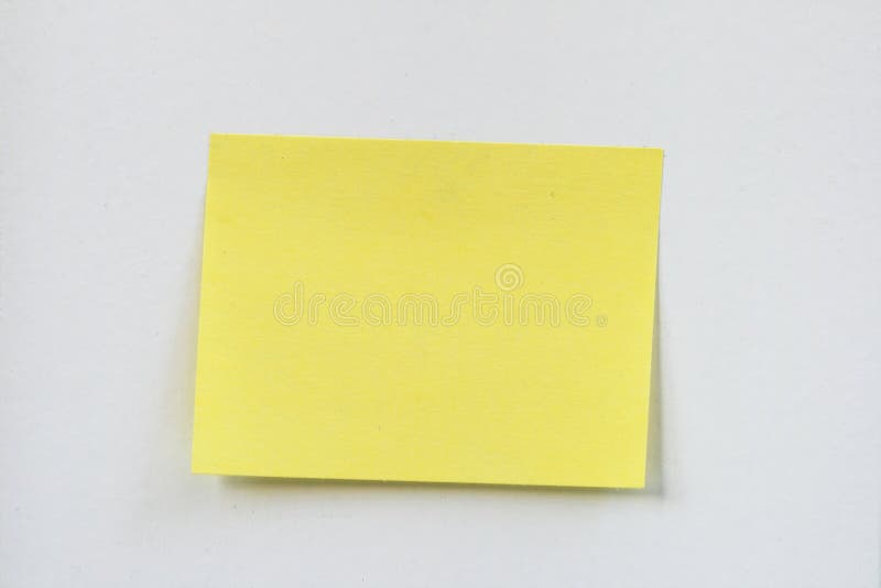 Yellow sticky note stock image. Image of close, closeup - 18026139