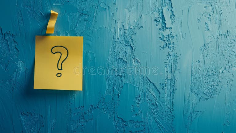 The Yellow Sticky Note.AI Generated Image Stock Image - Image of notice ...