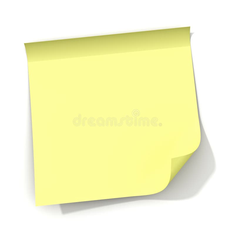 Sticky Note stock vector. Illustration of copy, closeup - 27698179