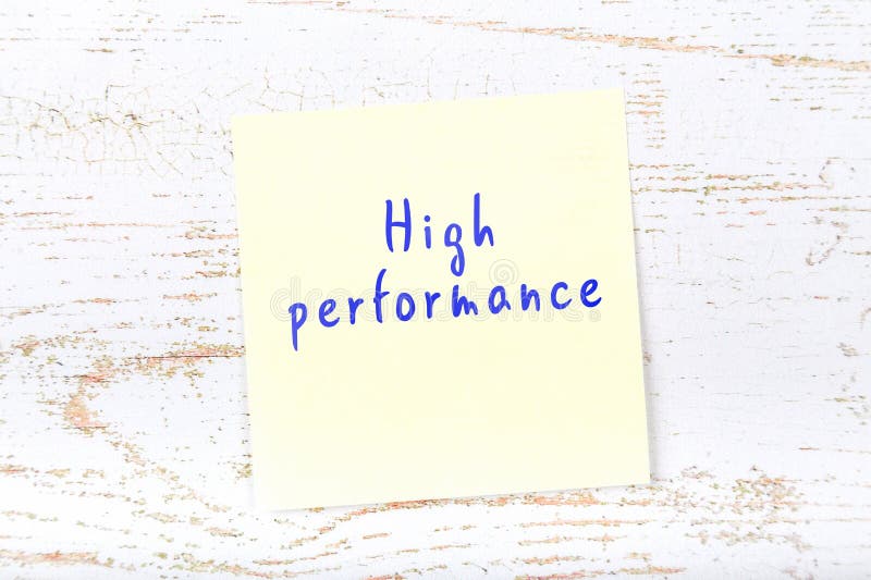 Performance Handwritten Word Text With Rainbow Colors And Vibrant ...