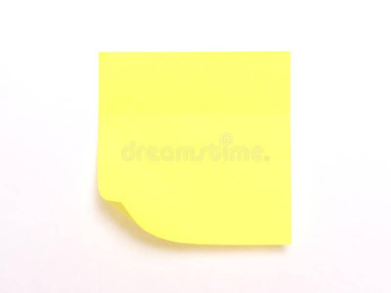 Yellow sticky note stock image. Image of release, yellow - 130739343