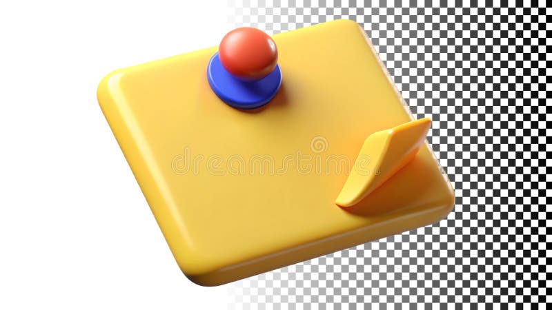 Yellow Sticky Note, Office Supply for Reminders, Notes, and ...