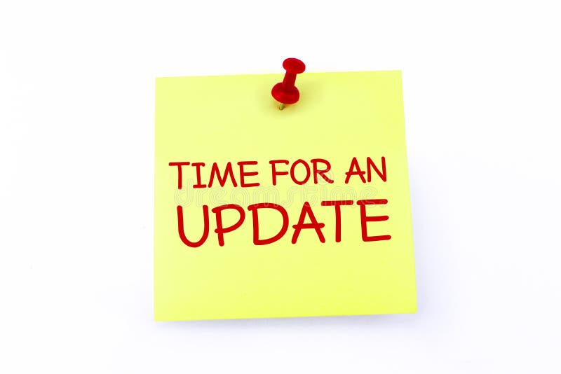 Time for update stock image. Image of wide, modern, data - 199068465