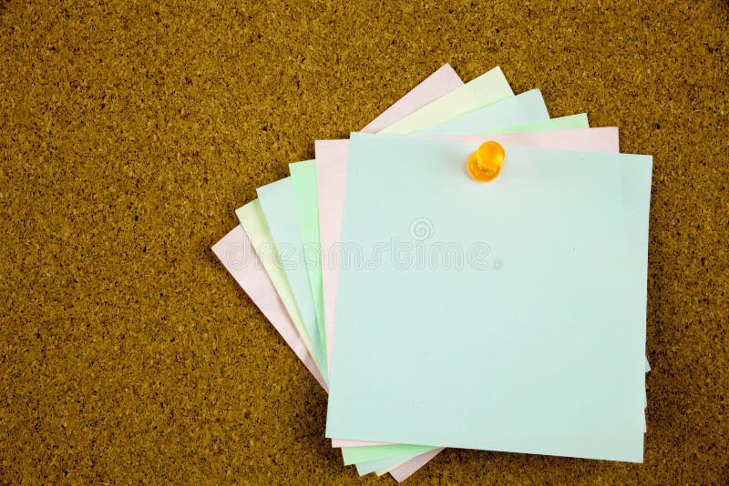 A Yellow Sticky Note Writing, Caption, Inscription Colorful Sticky ...