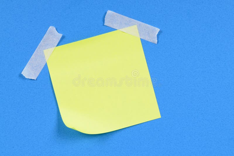 Note taped on brick wall stock image. Image of closeup - 12580163