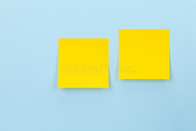 Yellow sticky notes stock image. Image of sticky, adhesive - 250818195