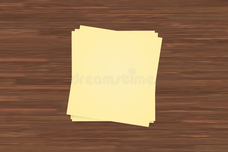 Yellow Sticky Post it Notes Stock Image - Image of sheet, board: 41153855