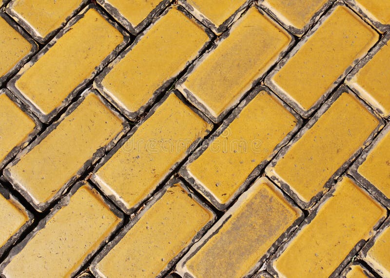 Yellow stone pavement stock image. Image of pavement - 19650059