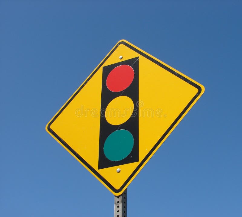 Yellow Stop Light Icon