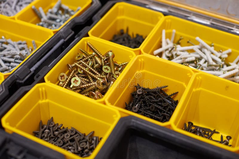124 Screws Nuts Bolts Nails Container Stock Photos - Free & Royalty ...