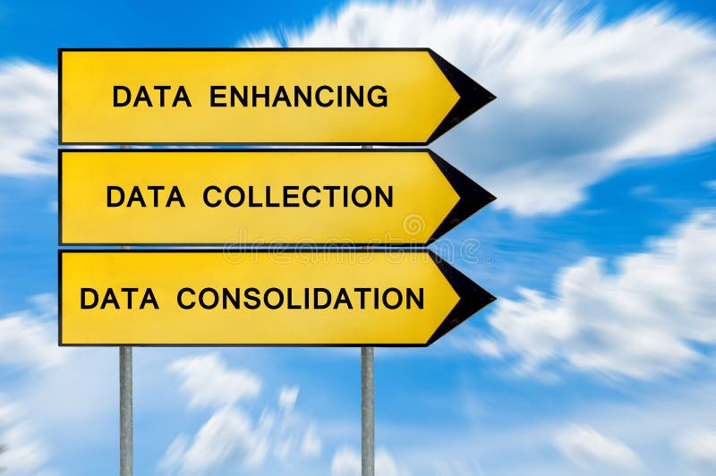 Data Sign on a Table with White Planks Stock Photo - Image of analysis ...