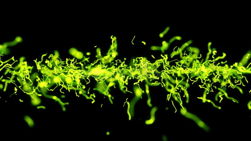 Green Strings Loop stock video. Video of motion, graphic - 245659857