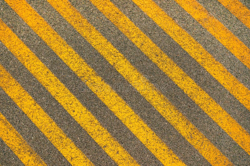 Yellow Stripe Pattern on Asphalt Parking Lot Space for Person with ...