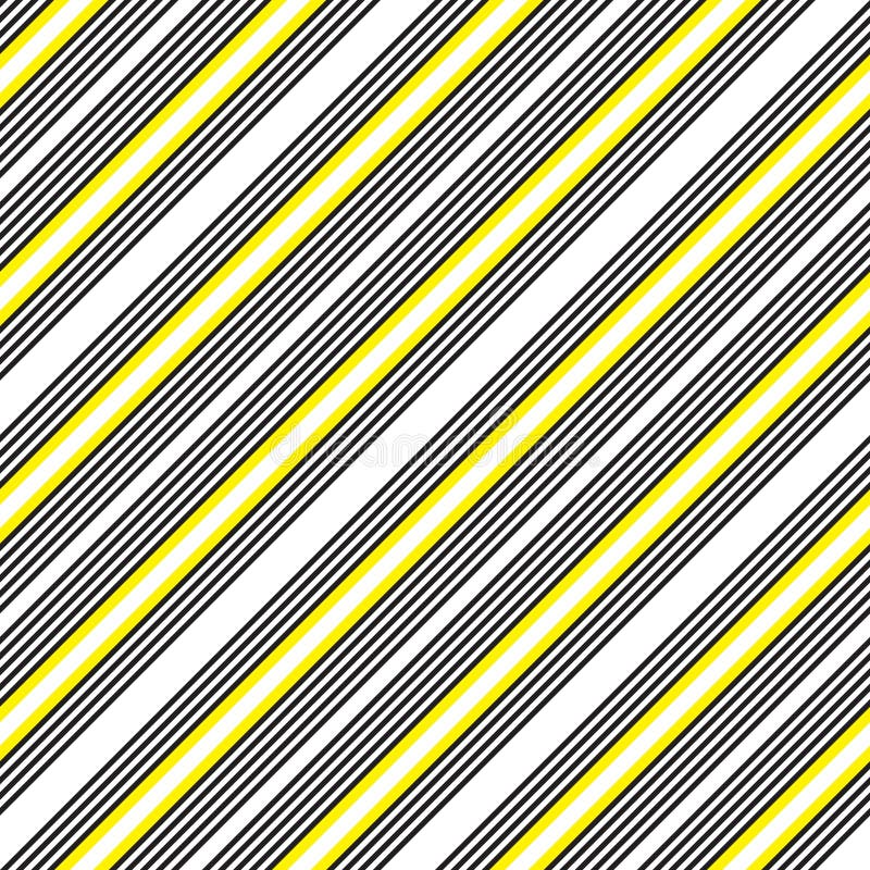 Yellow Stripe Seamless Pattern Background in Diagonal Style Stock ...