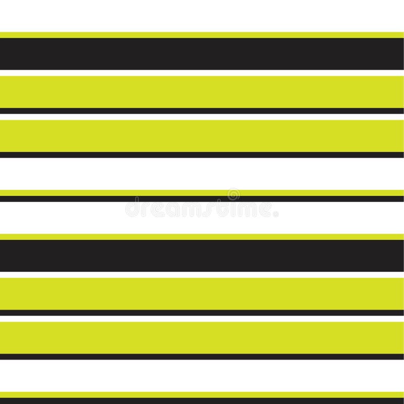 Yellow Stripe Seamless Pattern Background in Horizontal Style Stock ...