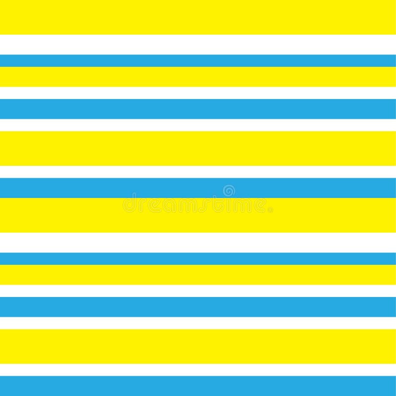 Yellow Stripe Seamless Pattern Background in Horizontal Style Stock ...