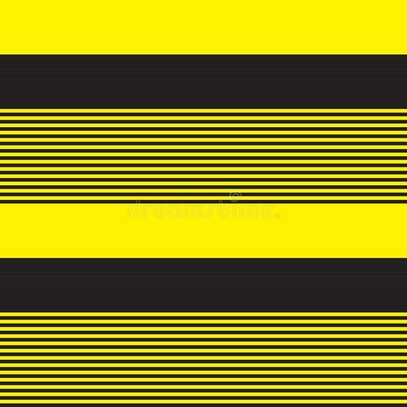 Yellow Stripe Seamless Pattern Background in Horizontal Style Stock ...