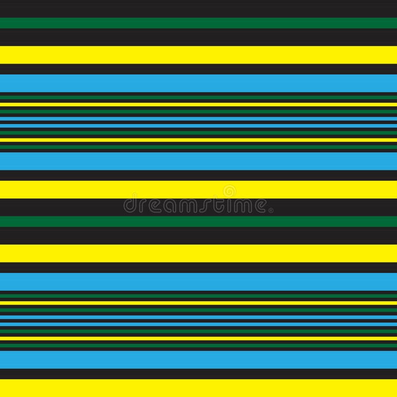 Yellow Stripe Seamless Pattern Background in Horizontal Style Stock ...
