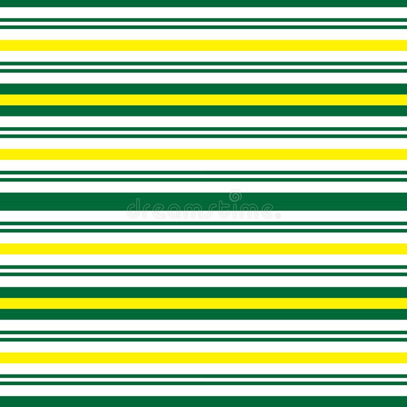 Yellow Stripe Seamless Pattern Background in Horizontal Style Stock ...