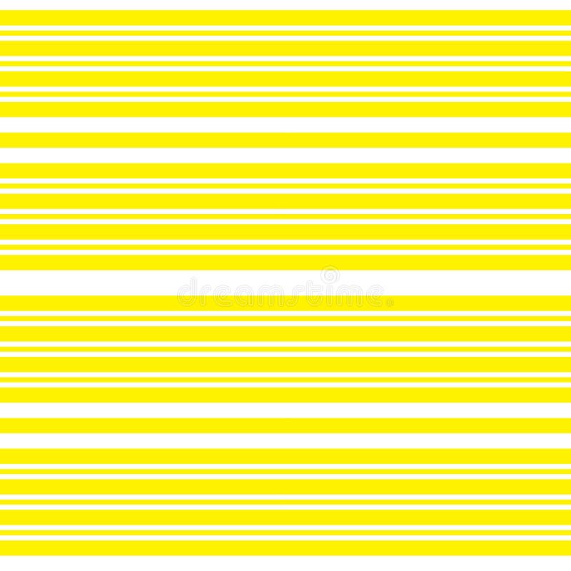 Yellow Stripe Seamless Pattern Background in Horizontal Style Stock ...