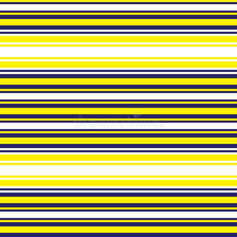 Yellow Stripe Seamless Pattern Background in Horizontal Style Stock ...