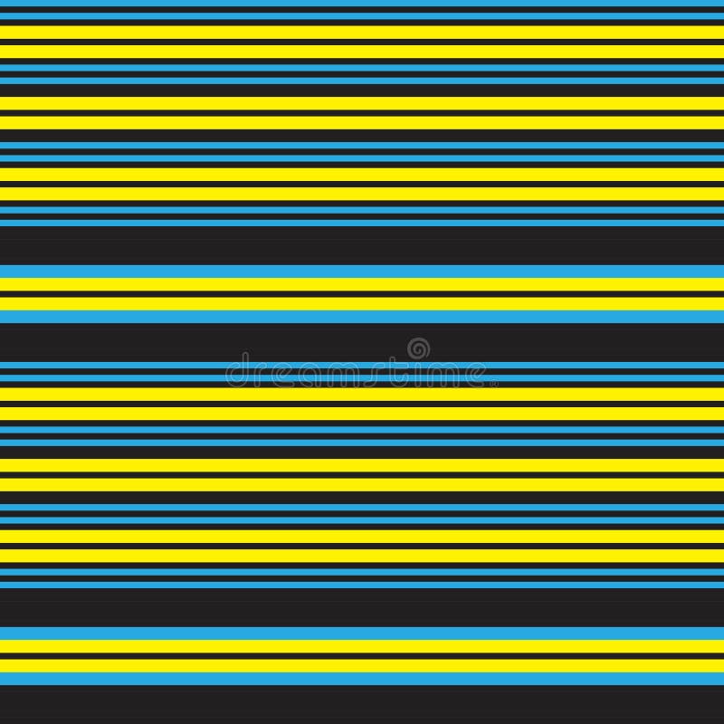 Yellow Stripe Seamless Pattern Background in Horizontal Style Stock ...