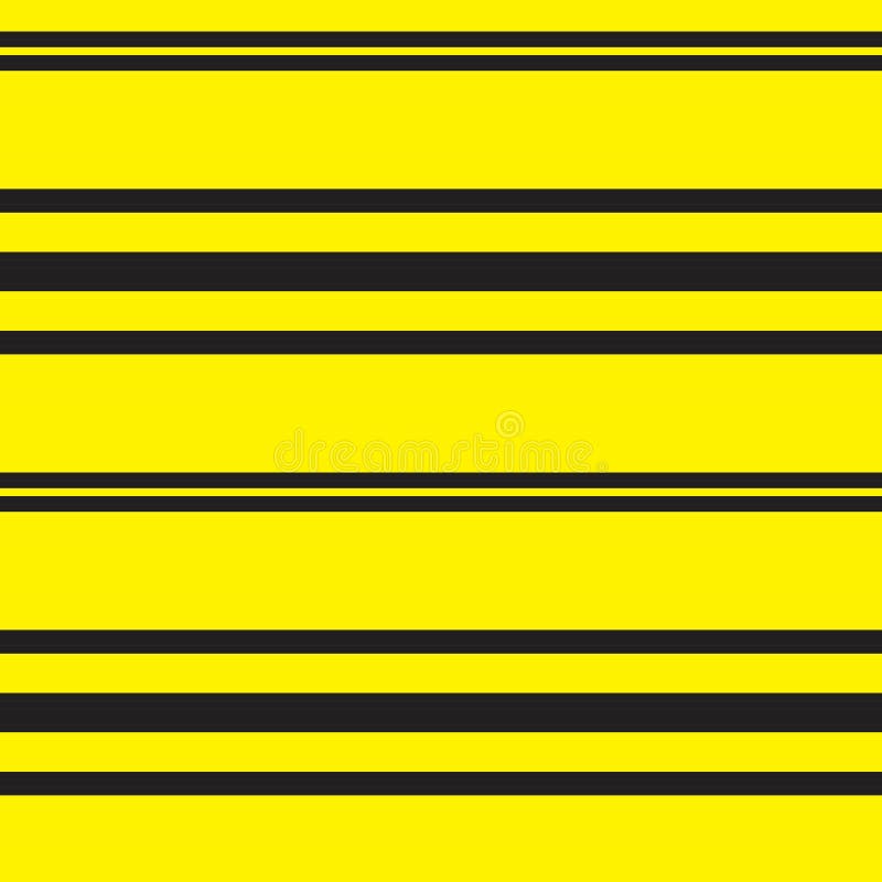 Yellow Stripe Seamless Pattern Background in Horizontal Style Stock ...