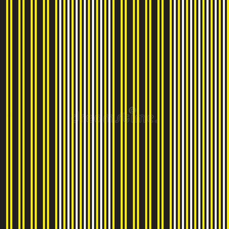 Yellow Stripe Seamless Pattern Background in Vertical Style Stock ...
