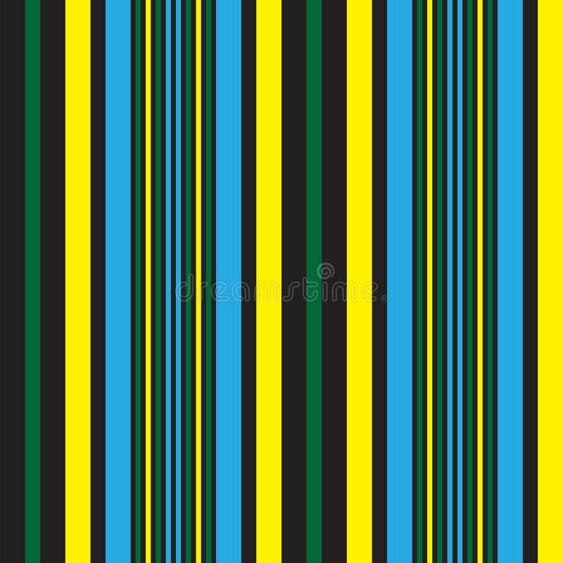 Yellow Stripe Seamless Pattern Background in Vertical Style Stock ...
