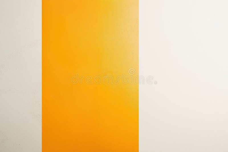 Yellow Stripe Separating White Backgrounds Creating Three Vertical ...