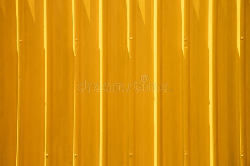 Yellow Stripe Steel Metal Sheet for Cargo Container Line Industry Wall ...