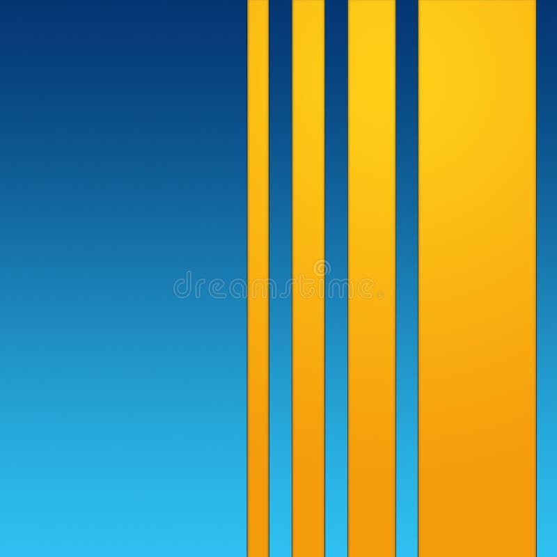 Yellow Stripes on Blue Background, High Resolution Illustration Stock ...