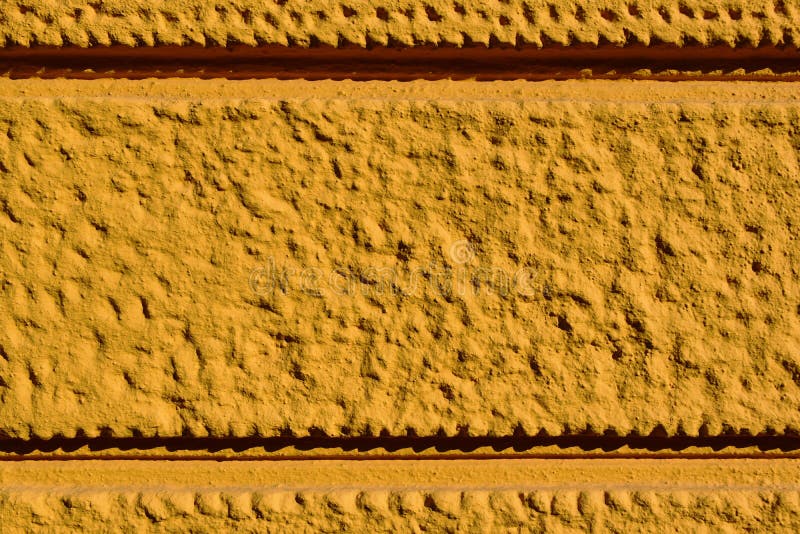 Yellow Stucco Exterior Elevation Detail with Rough Texture Stock Image ...