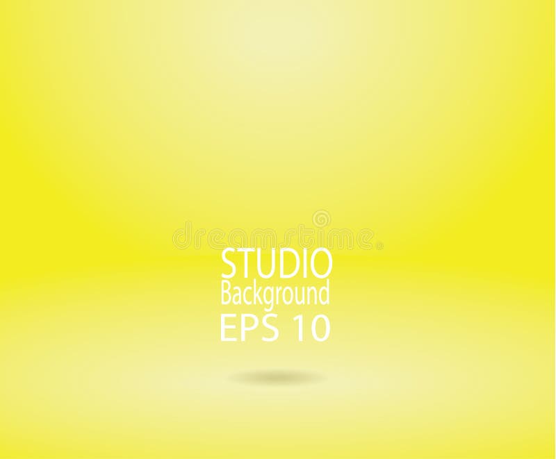 Yellow Studio Room Backdrop Background Soft Light. Mock Up Template ...