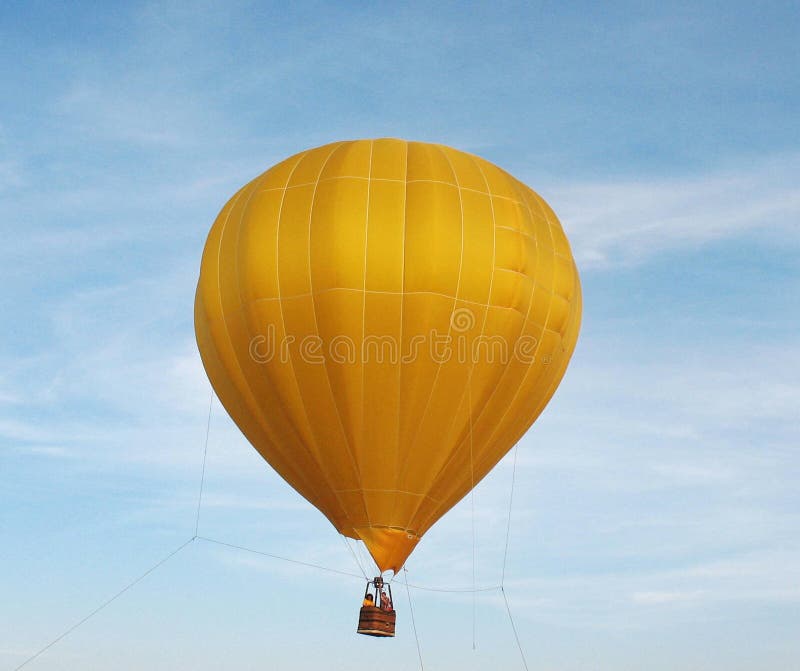 Yellow sub balloon stock photo. Image of clouds, balloon - 6671820