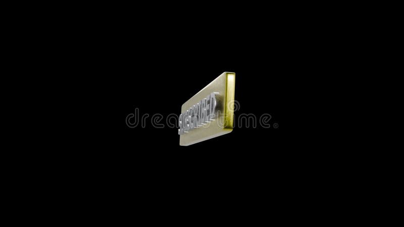 Yellow Subscribe Icons on Alpha Loop Stock Footage - Video of loop ...