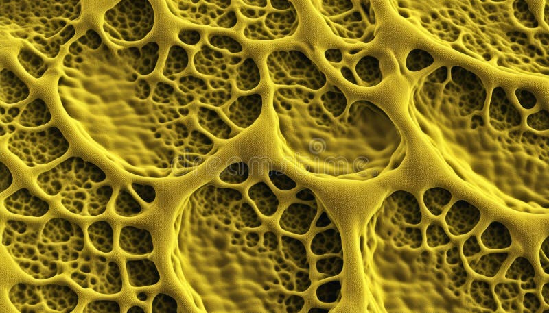 A Yellow Substance with Holes in it Stock Illustration - Illustration ...