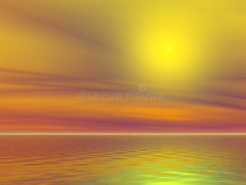 Yellow Sun stock illustration. Illustration of travel, honolulu - 597014