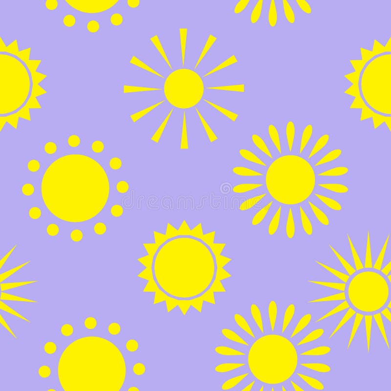 Yellow sun pattern stock illustration. Illustration of sunlight - 70085936