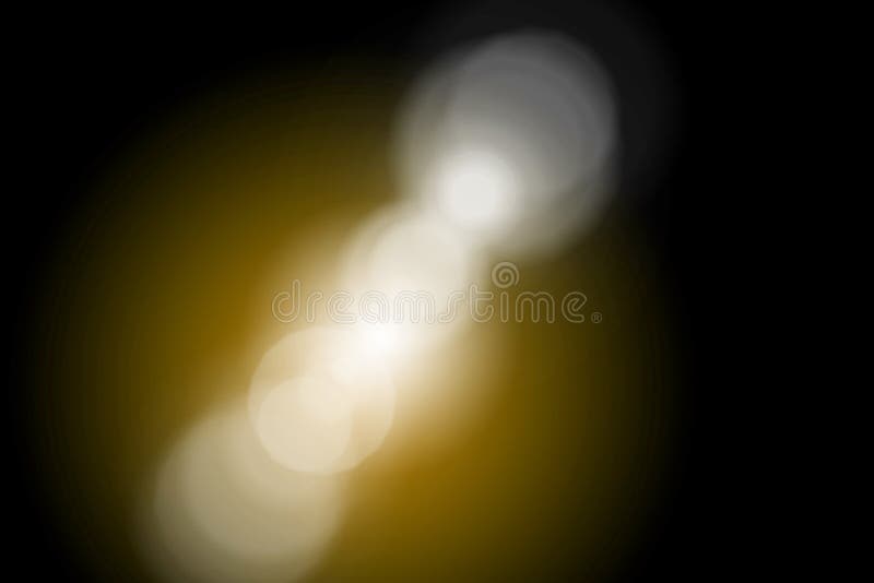 Yellow Sun Rays Warm Light Overlay Isolated and Grunge Effect on Black ...