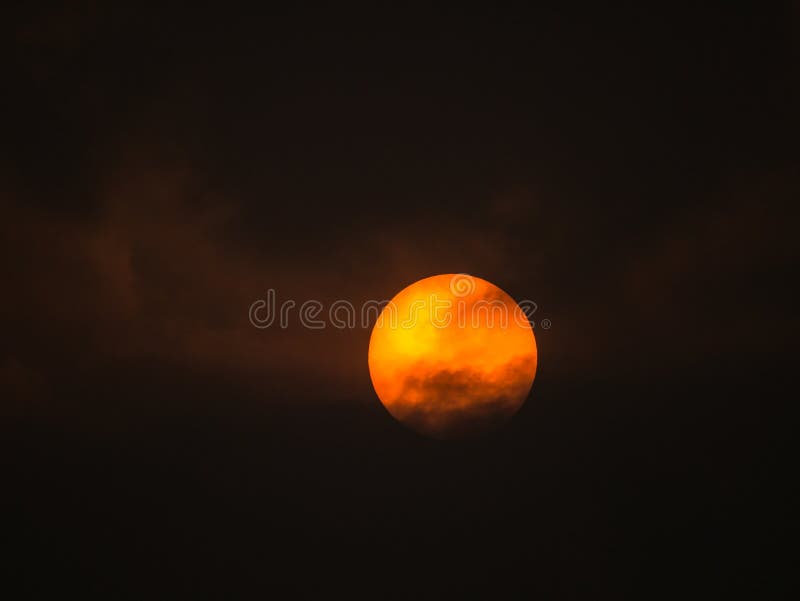 Scary Clouds On Black And White Cloud. Stock Image - Image of darkness ...