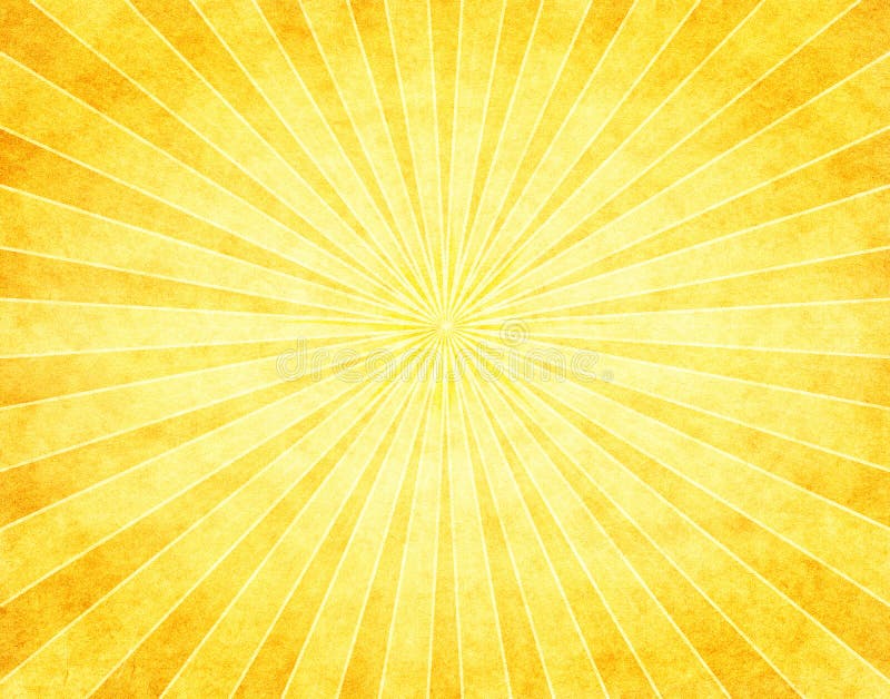 Yellow Sunburst on Paper stock illustration. Illustration of element ...