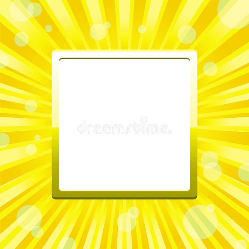 Sunny Frame stock illustration. Illustration of suns - 13170015