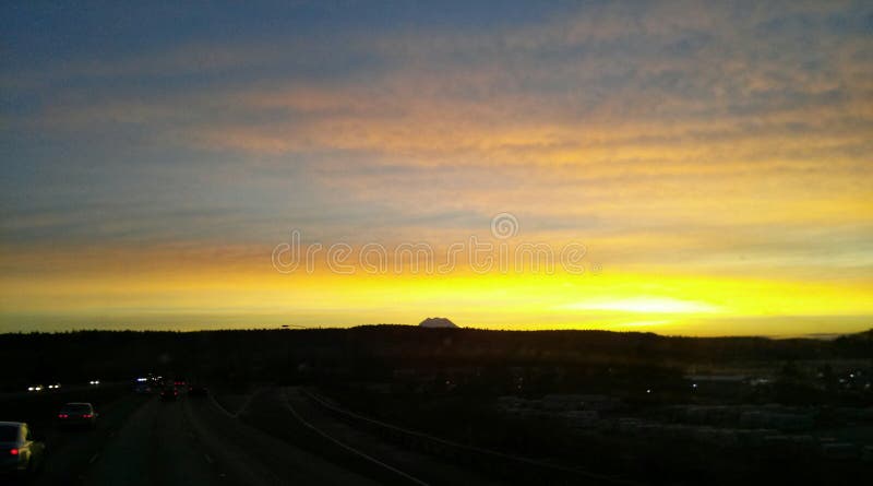 Yellow sunrise stock image. Image of scenic, sunrise - 45616329