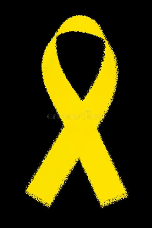 Support Our Troops - Yellow Ribbon Stock Vector - Illustration of ...