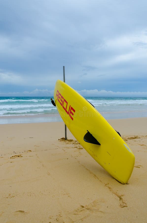 Yellow Surf Board stock photo. Image of stand, outdoors - 75863442