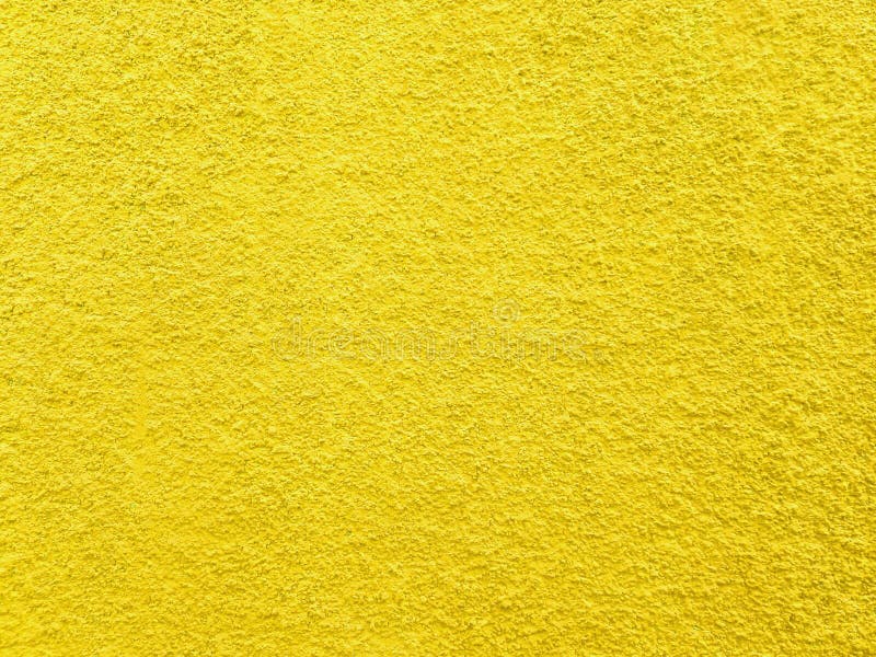 Yellow Surface Cement Wall Painted Texture. Abstract Rough Cement Wall ...