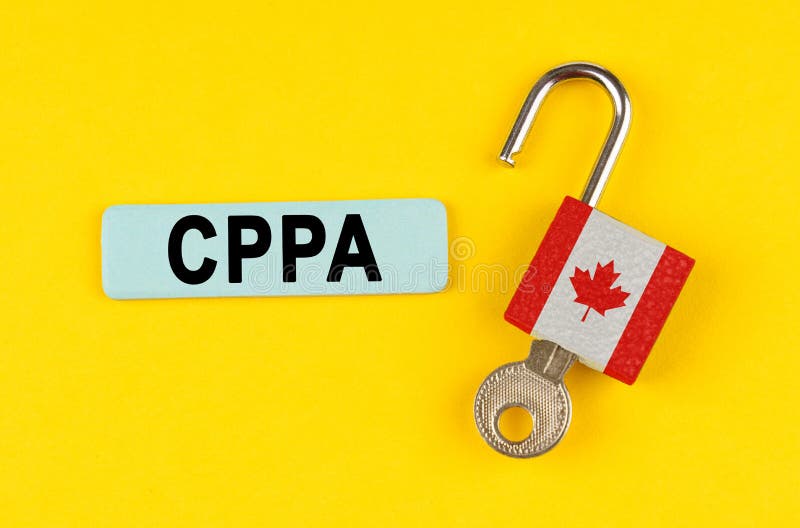 On the Yellow Surface is an Open Lock with a Key and a Sticker with the ...